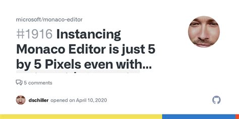 Instancing Monaco Editor Is Just By Pixels Even With AutomaticLayout True Workaround