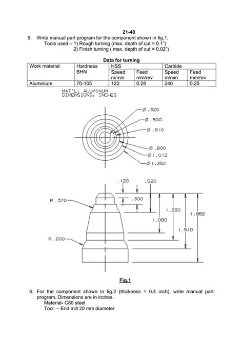 Assignments Cnc Programming Pdf