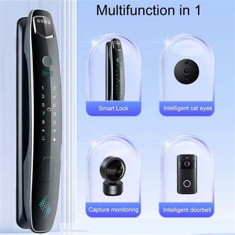 Cs7 Home 3d Face Recognition Monitor Fingerprint Automatic Combination Lock Face Palm Vein