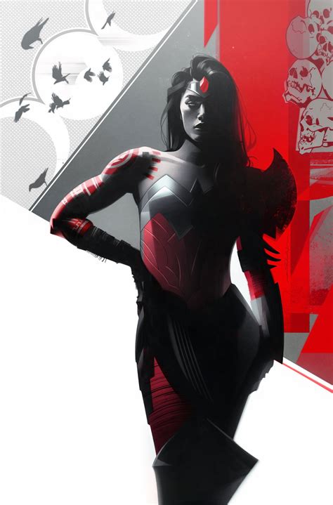 Absolute Wonder Woman Makes Her Official Debut, With This Dark New Diana "Raised in Hell"