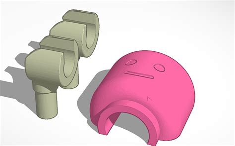 3d Design Lego Head Hands Tinkercad