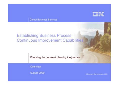 PDF Establishing Business Process Continuous Continuous Improvement Capabilities Requires