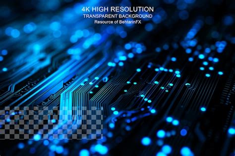 premium psd binary circuit board future technology in blue light