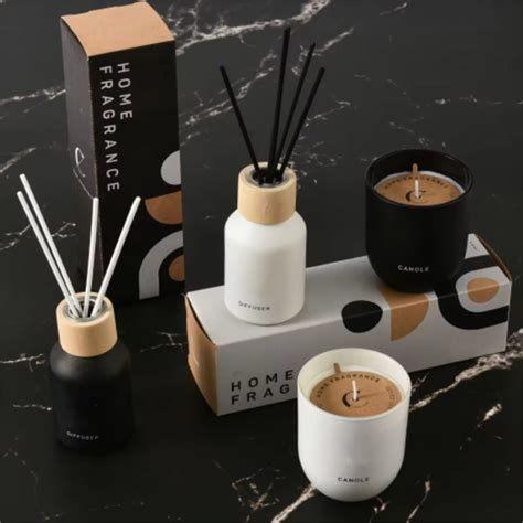 Luxury Private Label Custom Empty Bottle Refill Oil Incense Ceramic Reed Diffuser With Rattan