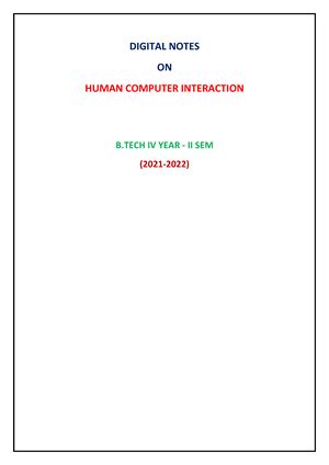 DIP Lecture Notes LECTURE NOTES ON DIGITAL IMAGE PROCESSING IV B I Semester JNTUH R Dr