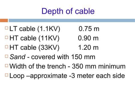 Cable And Laying PPT Chemistry Science