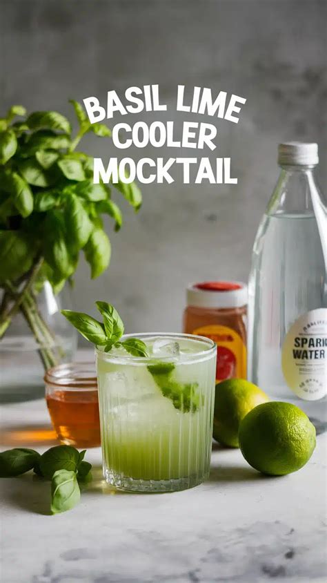 Basil Lime Cooler Mocktail Mocktail Craze