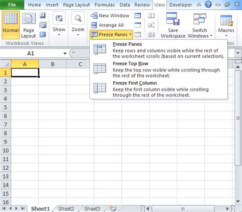 How To Freeze Panes In Excel Columns And Lock Rows