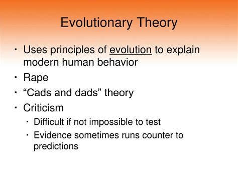 Ppt Evolutionary Theory Powerpoint Presentation Free Download Id783052