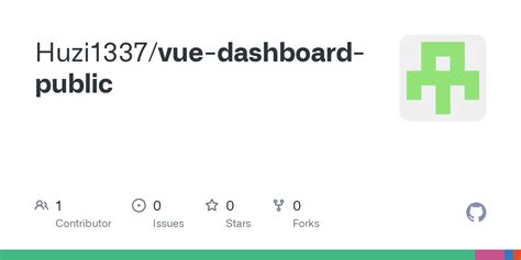 GitHub Huzi1337 Vue Dashboard Public