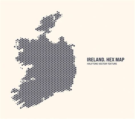 Premium Vector Netherlands Map Vector Hexagonal Half Tone Pattern