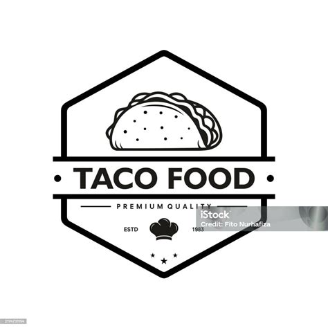 빈티지 로고 타코 벡터 템플릿 일러스트 로고에 대한 스톡 벡터 아트 및 기타 이미지 로고 나쵸 타코 Istock