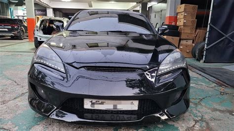 제네시스쿠페젠쿱구쿱쿠퍼 프론트에어댐프론트바디킷frp보수복원도색장착frp보수복원에어댐바디킷복원자동차외형복원자차