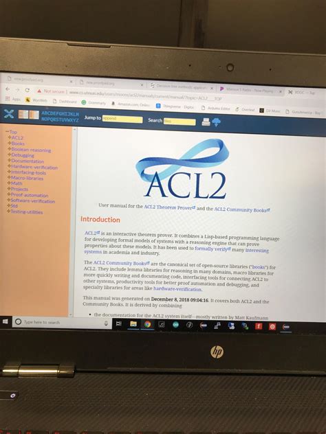 Anyone Know The Dead Programming Language Acl2 Theorum Prover My Son