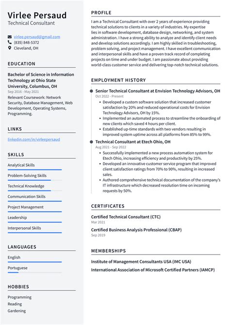 Google Technical Consultant Resume Examples ResumeCat