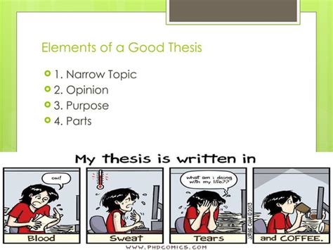 Thesis Statement PowerPoint And How To Write Thesis Statement PPT