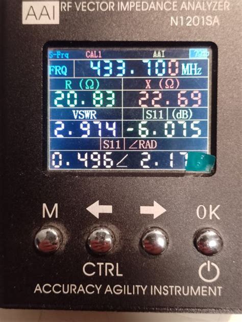 N1 201 Sa Rf Vector Impedance Analyzer Antenski