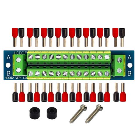 16 Amp 2x12 Position Terminal Block Distribution Module For Ac Dc 48v 16 Amp 2x12 Position Terminal Block Distribution Module For Ac Dc 48v