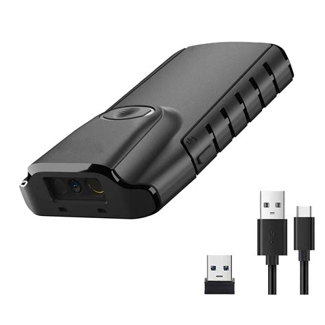 bluetooth barcode scanner portable bar code reader automatic wireless gun scan back clip for