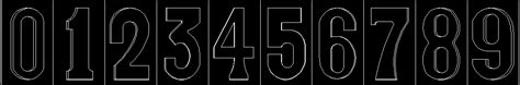 Numbers 2d Dwg Block For Autocad • Designs Cad