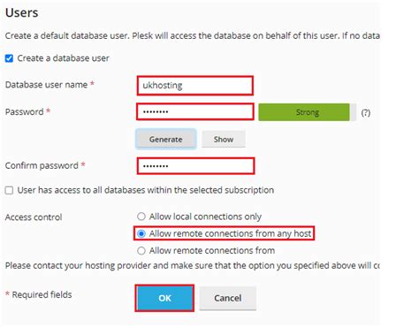 How To Create A Database In Plesk Whuk