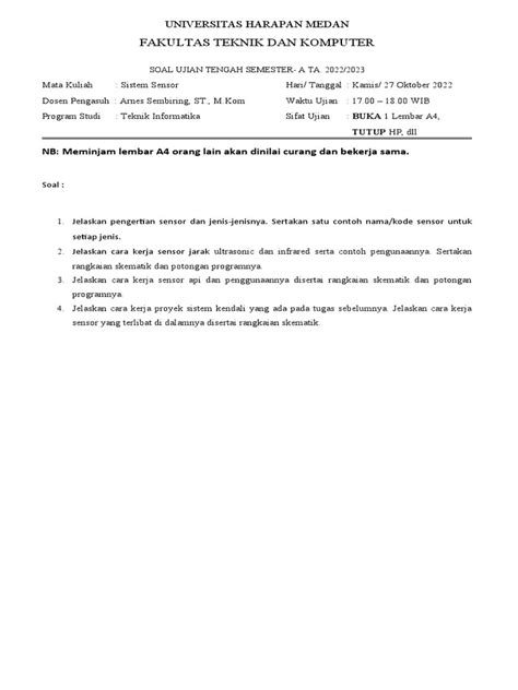 Uts Sistem Sensor Ars Pdf