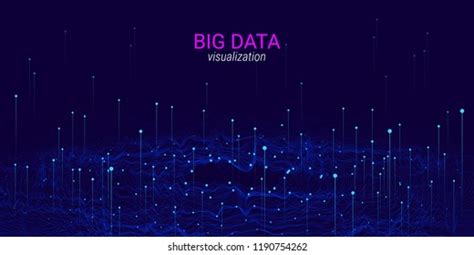 Big Data Visual Information Background Social Stock Vector Royalty