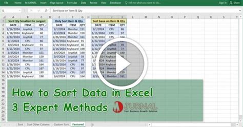 how to sort data in excel 3 expert methods m jurnal