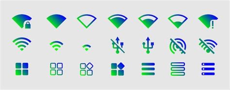 Premium Vector Icon Android Wifi Connection