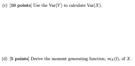 Solved Question No 3 30 Points Suppose That X Is A