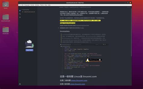 Mark Text 体验免费开源的 Markdown 编辑器 Linux迷