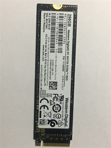 NEW WD Black PC SN730 256GB SDBPNTY-256G M.2 2280 PCIe3.0 x4 NVMe ...