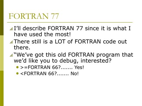 Ppt Exploring The Evolution Of Fortran Programming Language
