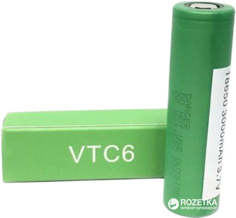 Аккумулятор Sony VTC6 18650 3000 мА*ч 30 A (US18650VTC6) – фото, отзывы ...
