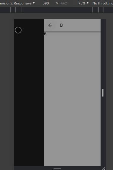 there is a problem with the custom navigation animation ionic react