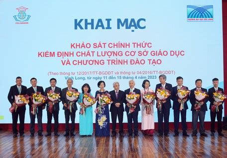 Khai mạc khảo sát chính thức kiểm định chất lượng tại Trường ĐH Cửu Long Vĩnh Long Online