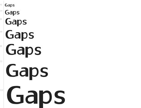 Free Font Gaps By Jacinto José De La Vega Vargas Llosa Ouh Yeah Viva