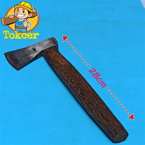 Kampak Gagang Kayu Aren Kampak Baja Bahan Per Olahan Type Kecil