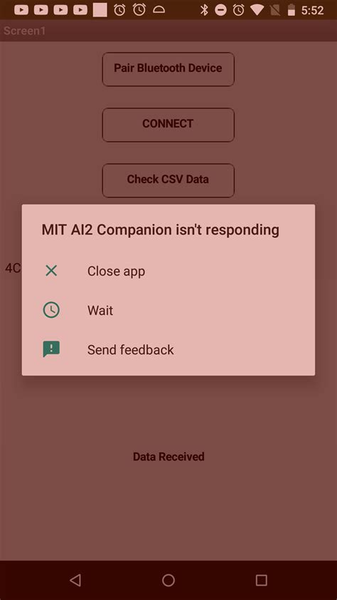 mit 2 companion crashing after connecting to esp32 mit app inventor