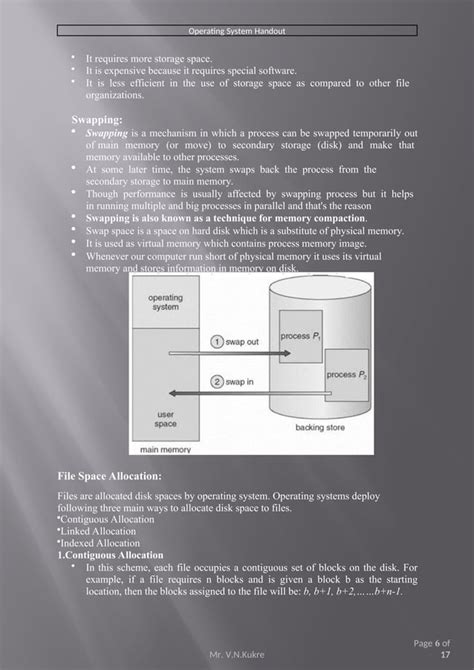 Operating Systems File Space Allocation Pdf
