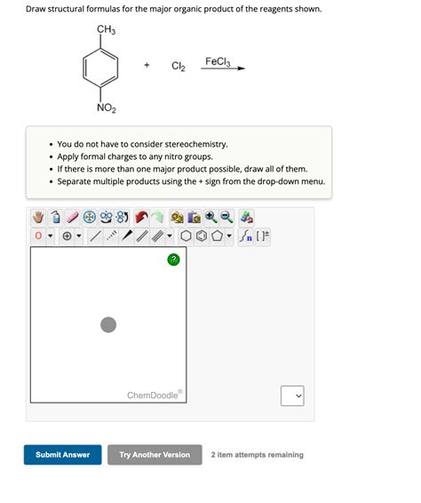 Solved Draw structural formulas for the major organic | Chegg.com