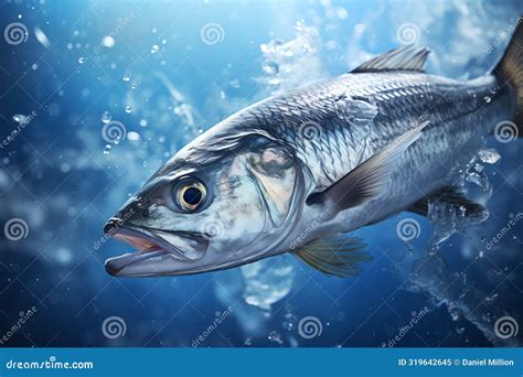 Bluefish Healthy Food Background Stock Image 319642645