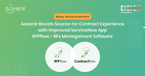 Aavenir Boosts Source To Contract Experience With Improved Servicenow App Rfpflow Rfx