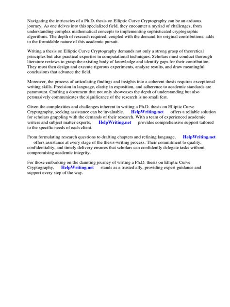 phd thesis on elliptic curve cryptography download free pdf