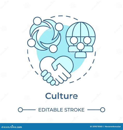 Culture Framework Pyramid Model Infographic Template With Icon Vector Has Artifacts Espoused