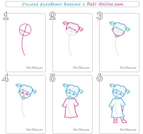 Как нарисовать девочку поэтапно карандашом