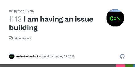 i am having an issue building · issue 13 · nx python pynx · github