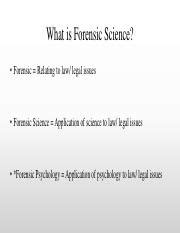 Forensic Science Introduction Pdf Pdf What Is Forensic Science Forensic Relating To Law