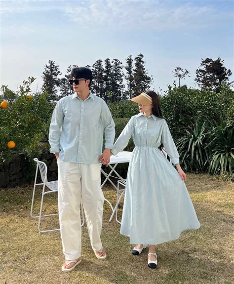 엄라이브 강추 스트라이프 시밀러룩 가을 커플 데이트룩 3컬러 줄무늬 롱원피스 셔츠 휴가 제주도 하객룩 데일리 꾸안꾸 휴양지 커플룩 고퀄리티 반바지 세트