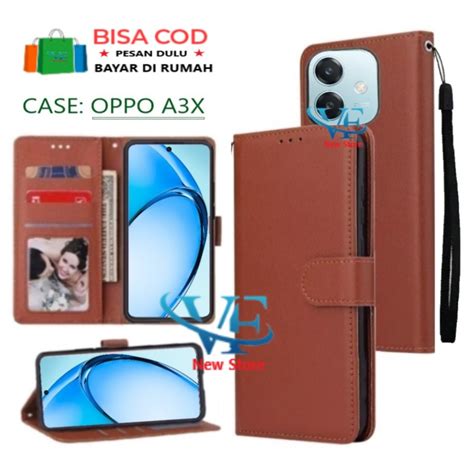 Jual Flip Case Oppo A X Flip Dompet Casing Hp Flip Wallet Leather Cover Flip Kulit Sarung Buku